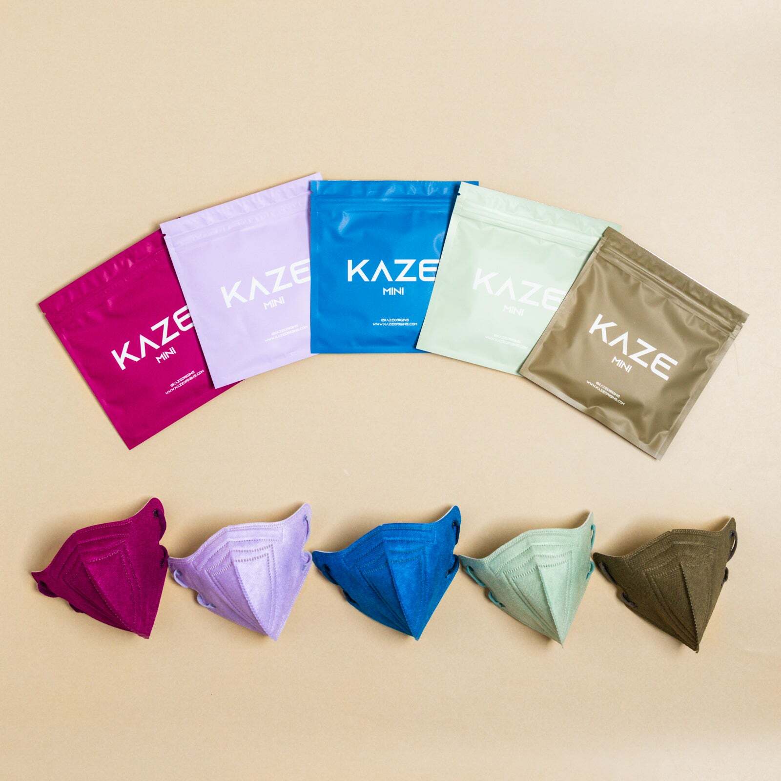 KAZE Mini Alpine Series 高山系列 3D立體口罩 (小臉) (一盒十片入)