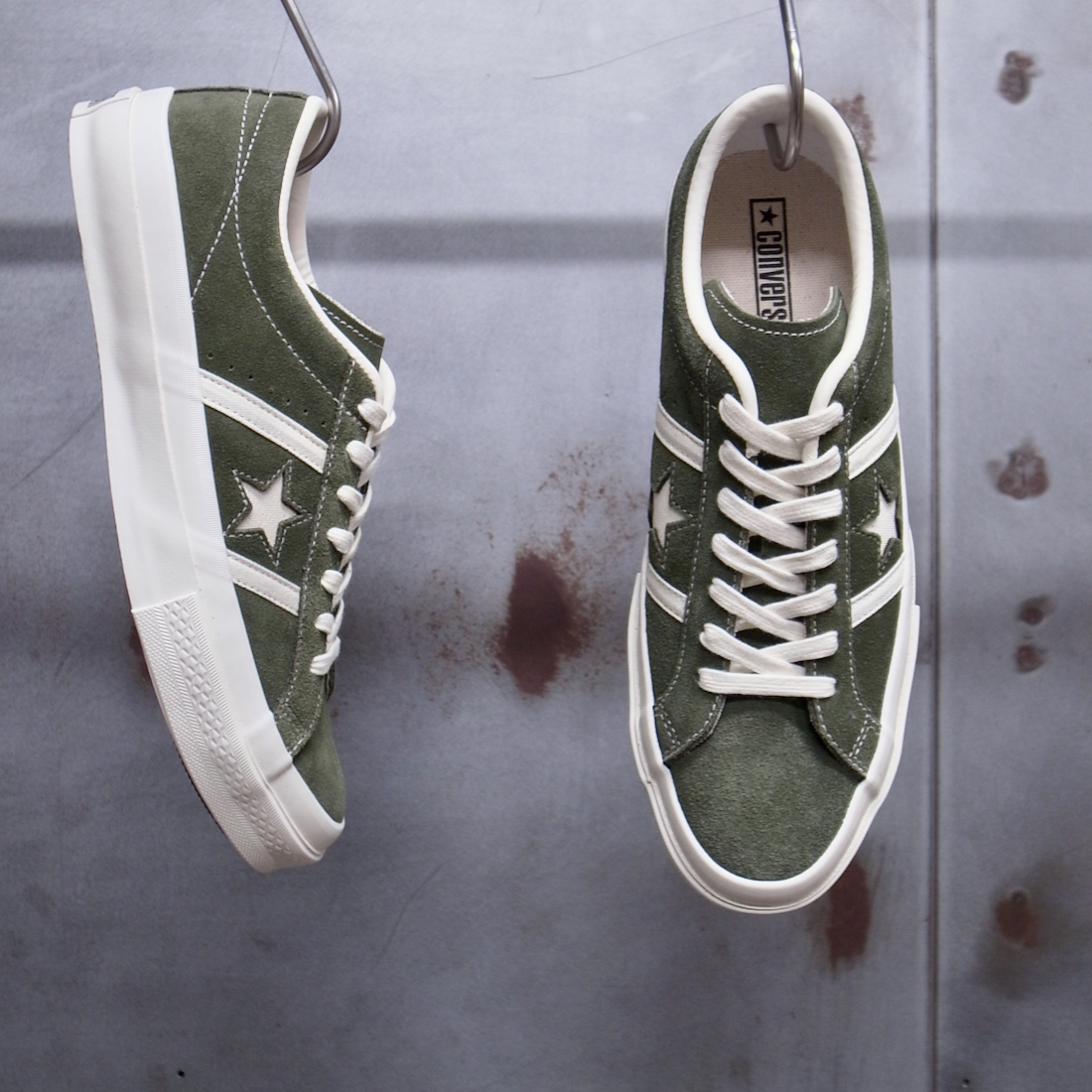 (預訂) Converse STAR & BARS SUEDE Sneaker - Olive (Japan
