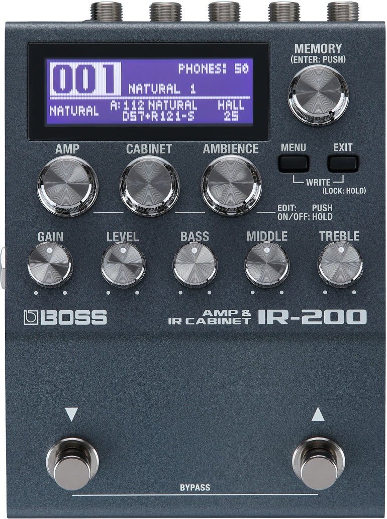 BOSS IR-200 Amp & IR Cabinet 箱體模擬 效果器