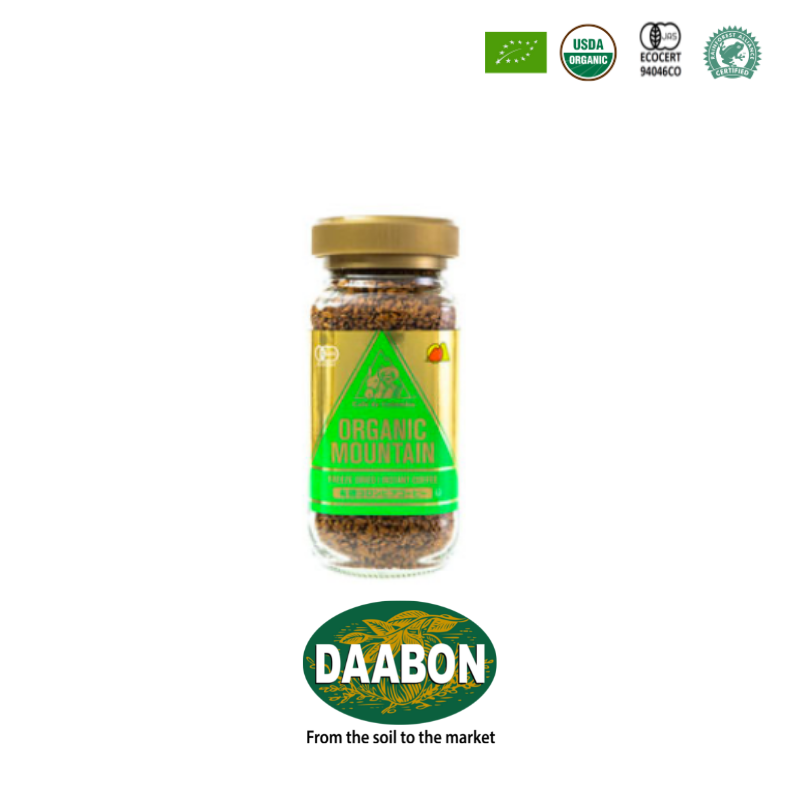 DAABON 有機即溶咖啡及補充裝 / 哥倫比亞（日本生產) / 100克及80克