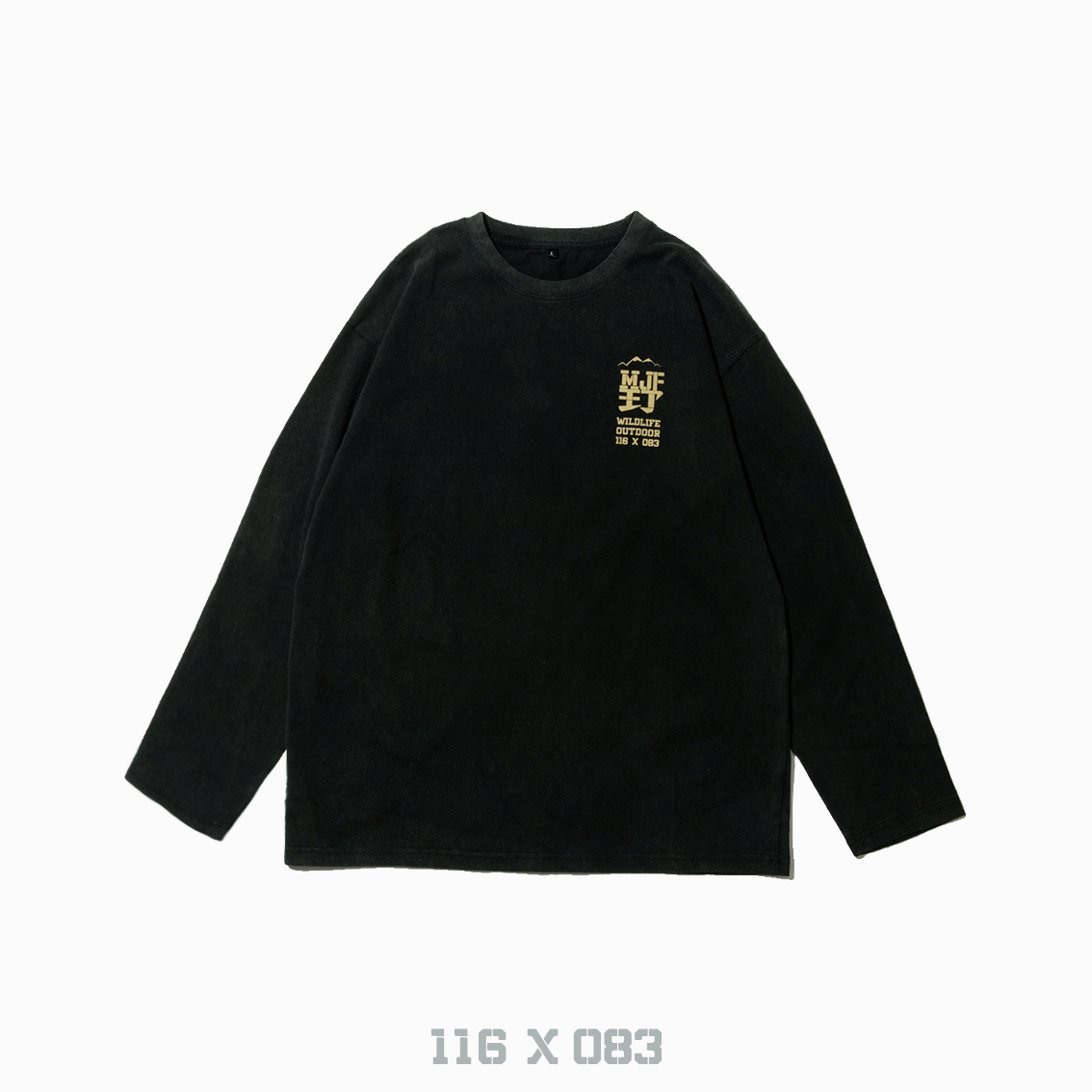 MJ Fresh x KID ® 聯名長T 黑