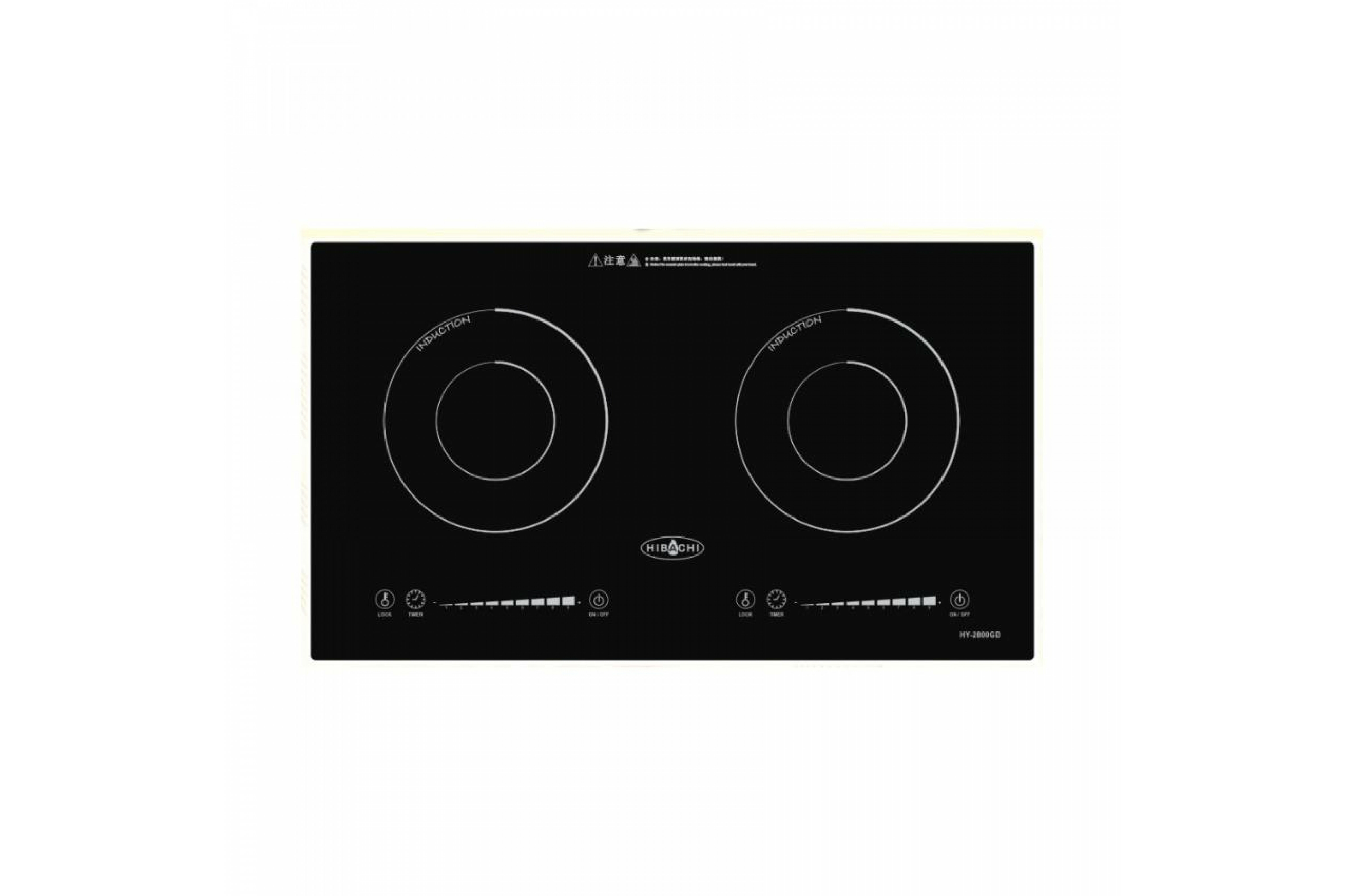 HIBACHI 氣霸 雙頭智能煮食電磁爐 HY-2800GD