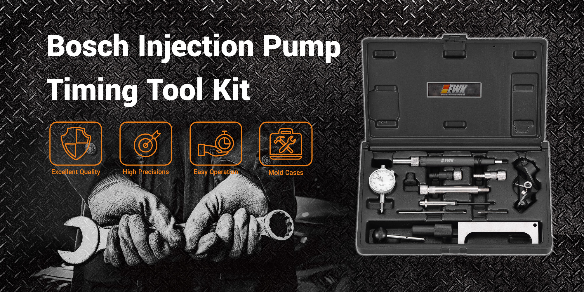 13 Pcs Bosch Injection Pump Timing Tool Kit | EWK