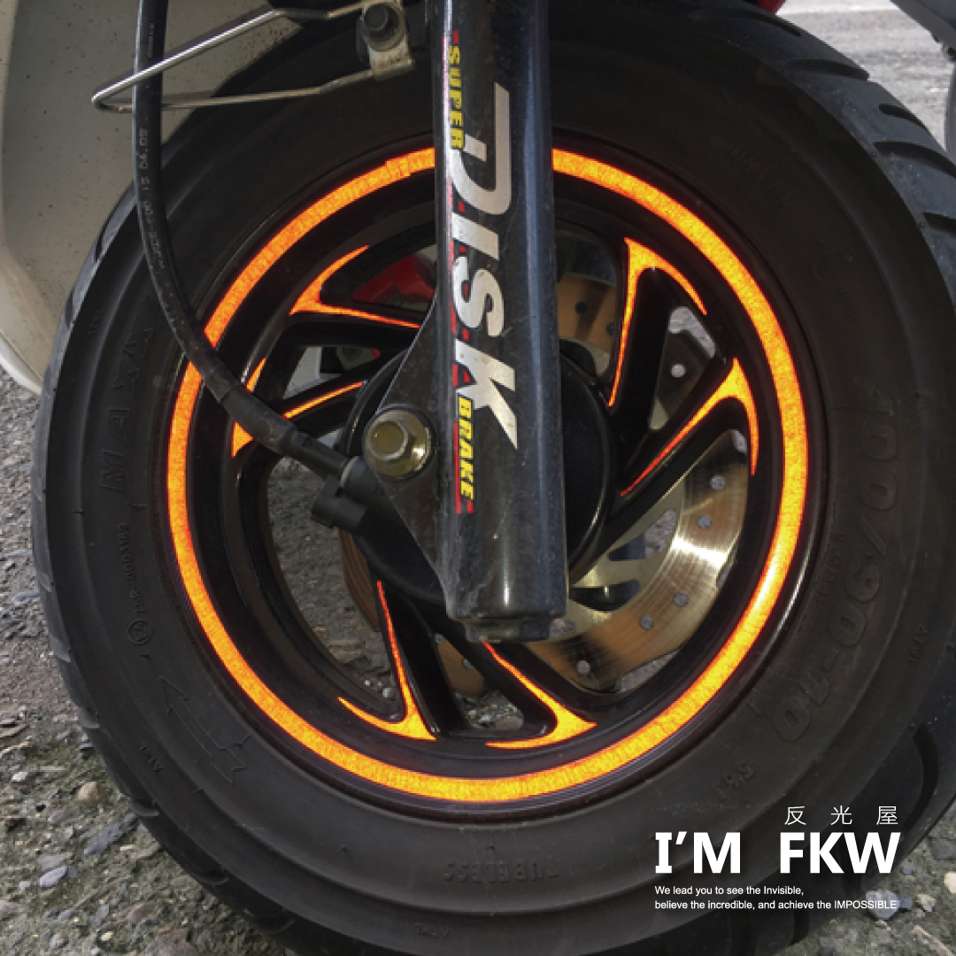 G6E/XSENSE 反光爪框貼紙