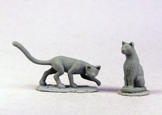 Dark Sword - Huge Fae Cats x 2