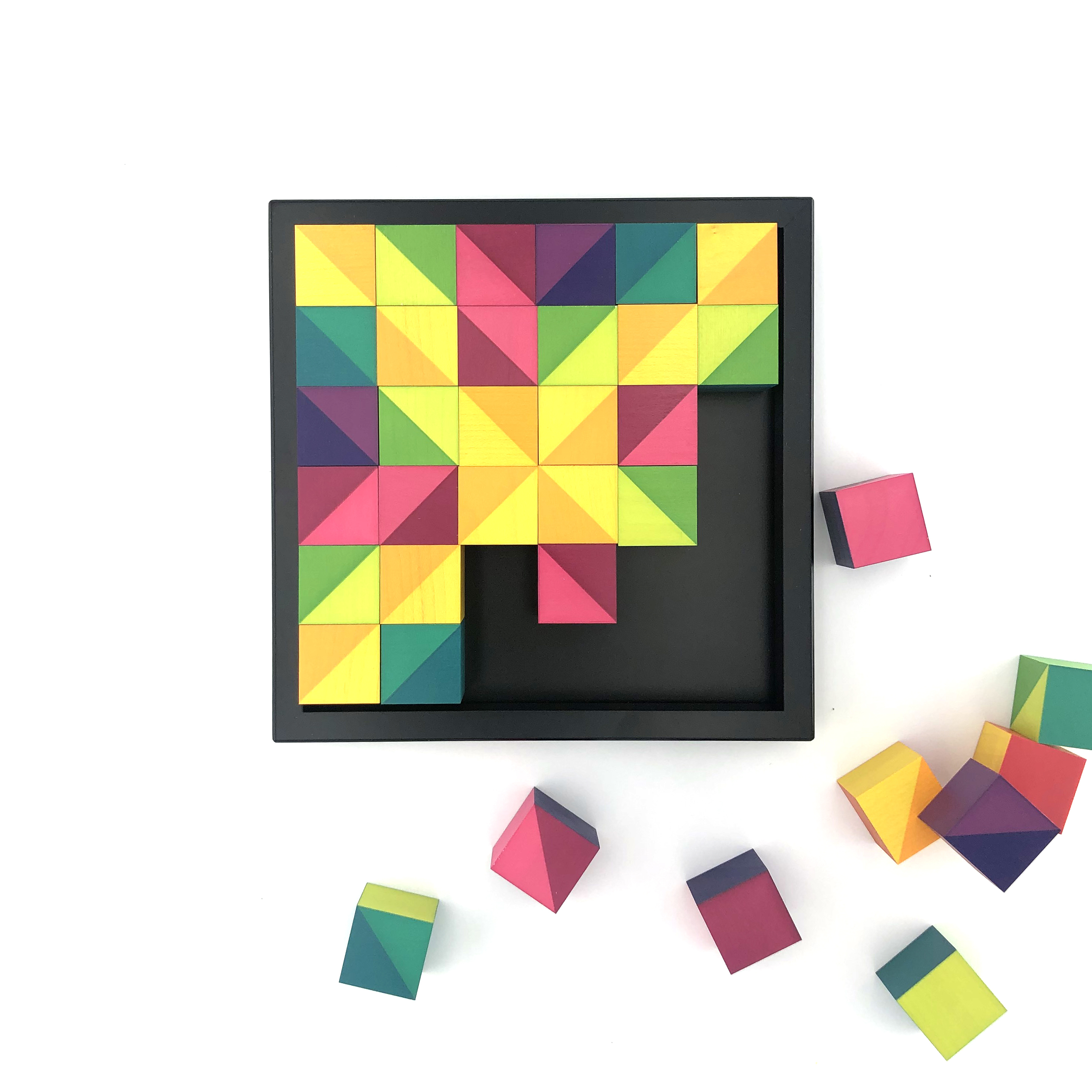 【瑞士naef】Mosaik 圖騰積木36件組