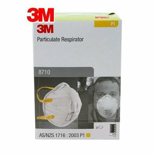 3M 8710 P1 拋棄式頭戴式防塵口罩 20 個/盒