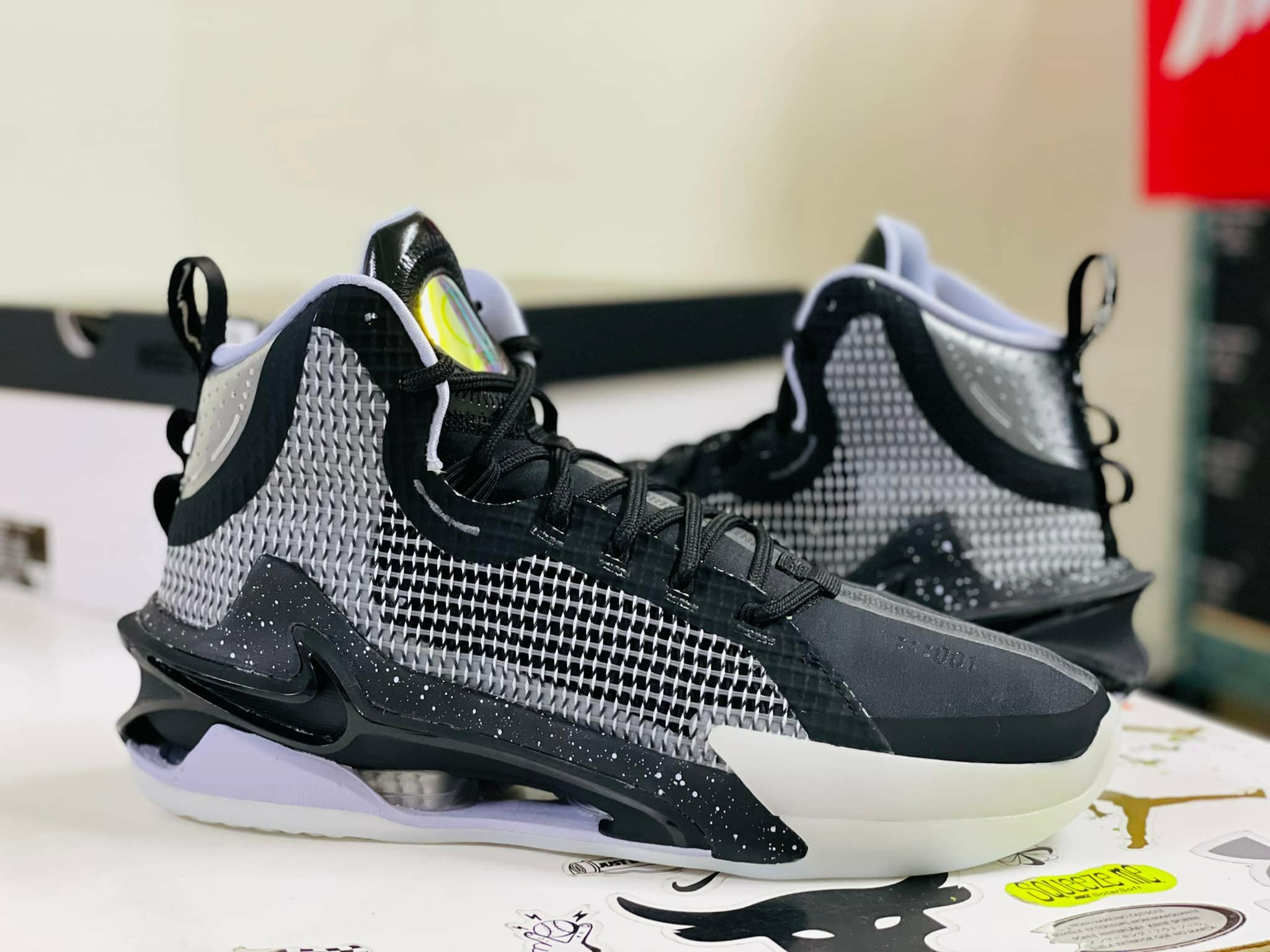 NIKE ZOOM G.T. JUMP 黑灰 全掌ZOOM STROBEL G.T.系列第二彈DC9039-0