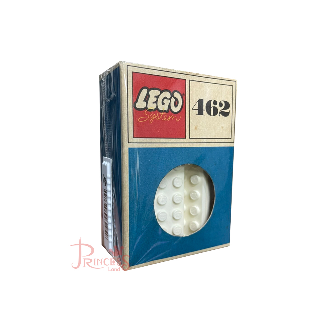 公主樂糕殿 LEGO 樂高 絕版老物 經典創意補充盒 462 2X8平板磚(白色) 1966年 絕版 盒裝