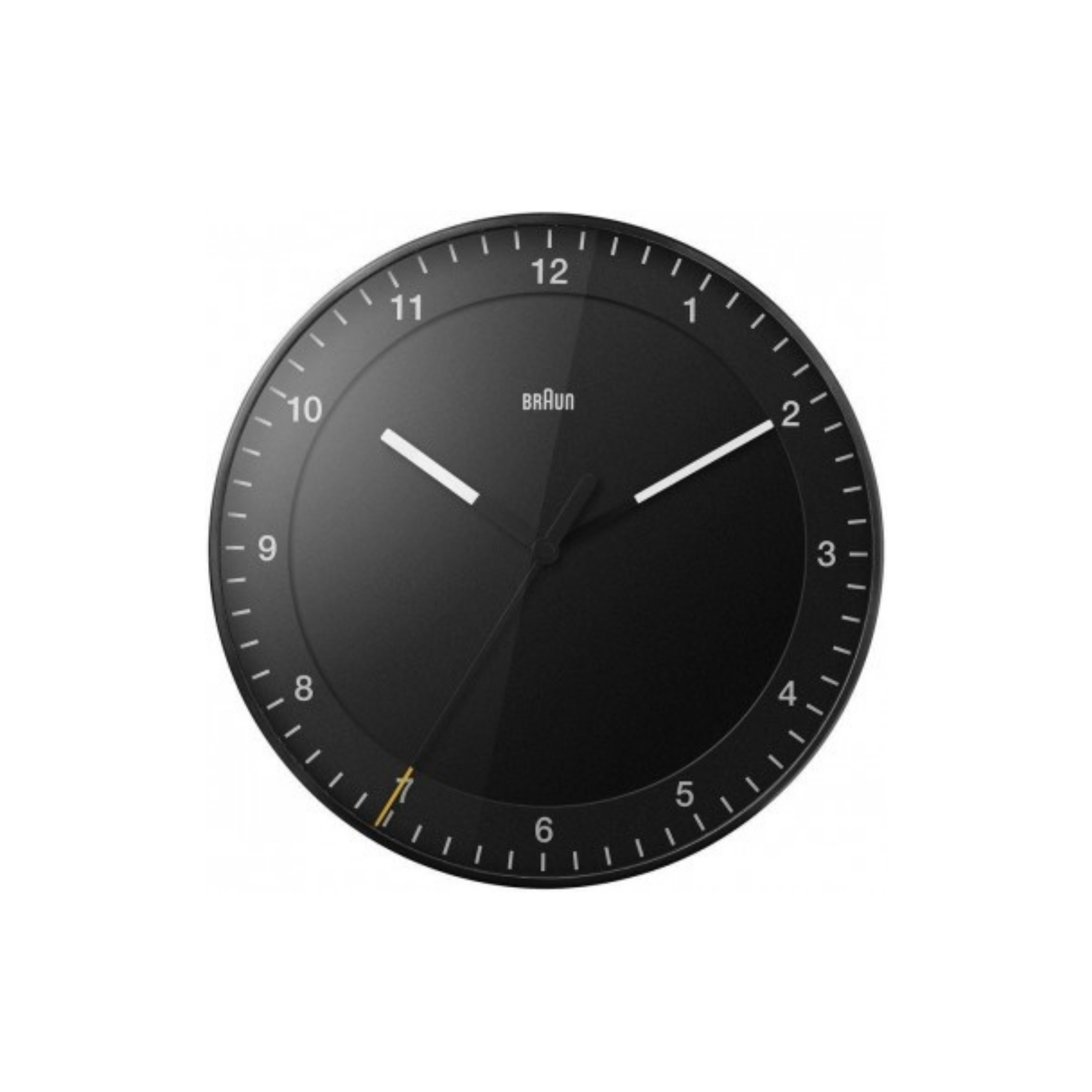 BC17 Classic Large Analogue Black Wall Clock