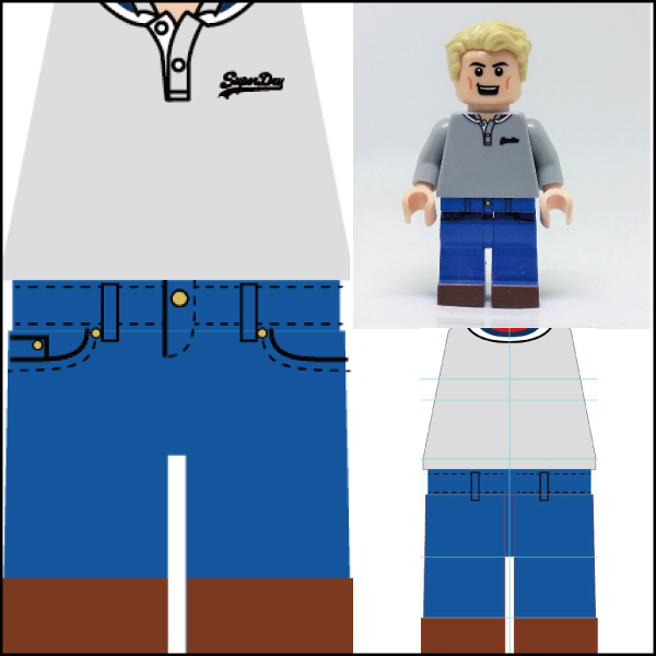 Lego Custom Design Minifigure