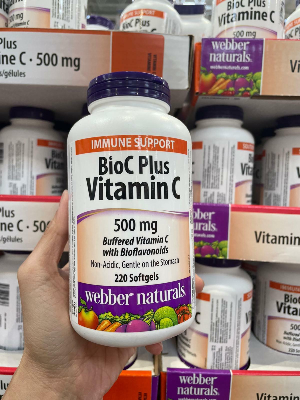【Webber Natural BioC plus Vitamin C 500mg 200粒