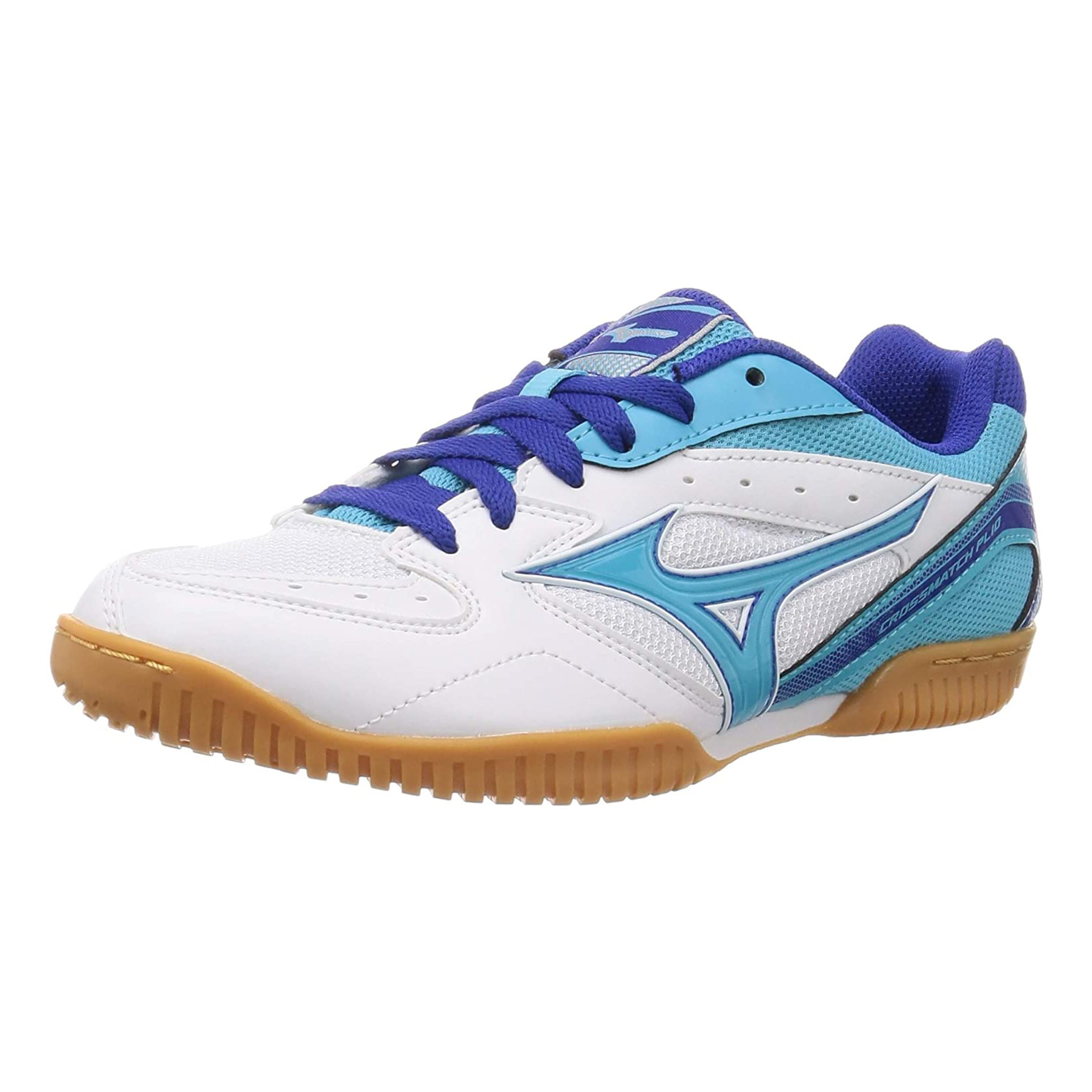 【💥日本直送】Mizuno CROSSMATCH PLIO RX4 運動鞋 舒適 乒乓球鞋 鞋子 白色x藍色