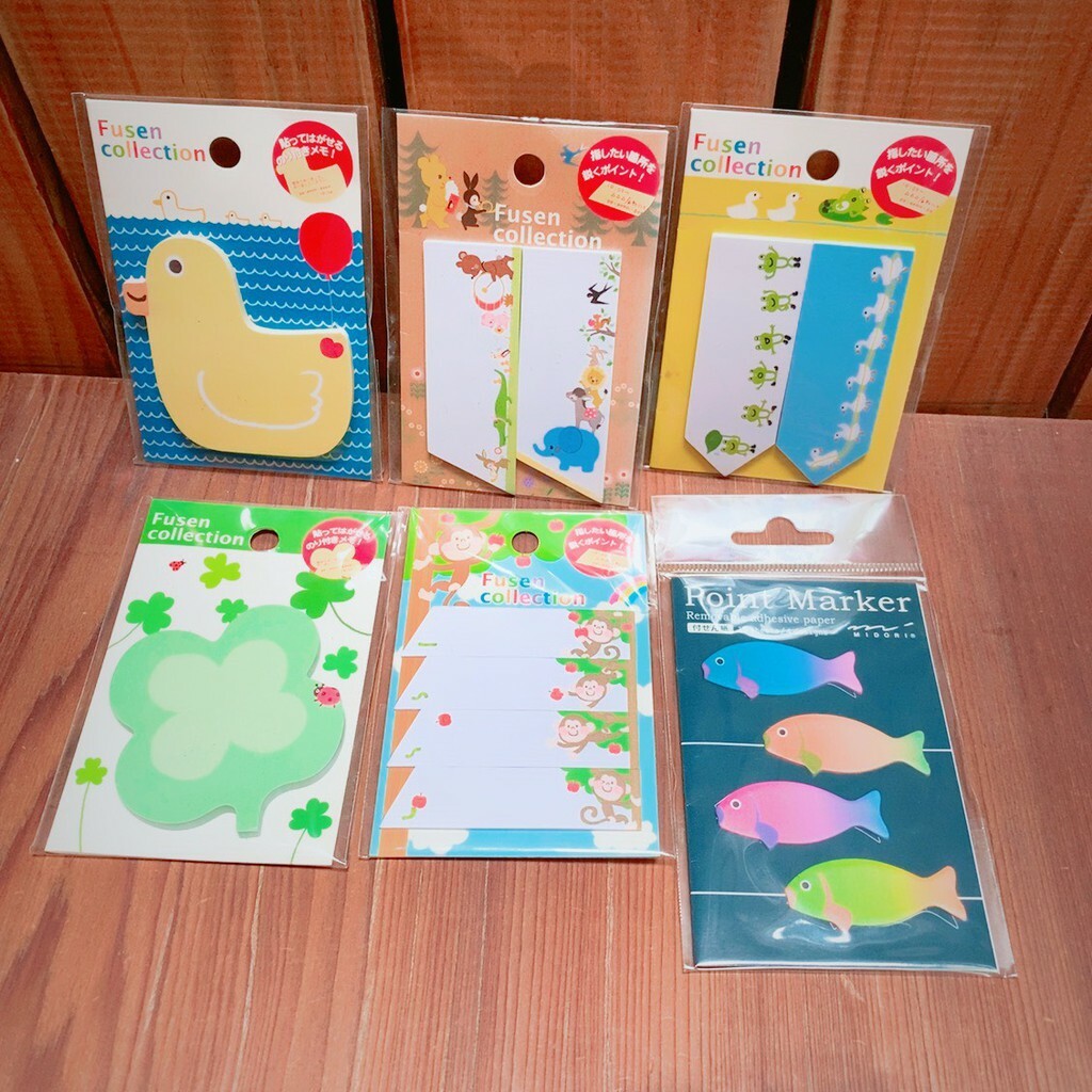 手作森林 sale 日本製 付箋 fusen collection 付箋紙 日本文具 文具 便利貼