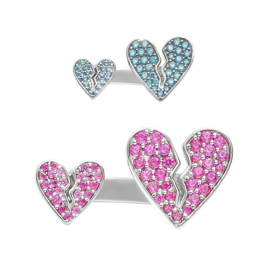 Fe3c 心碎閃鑽戒指Broken Hearts Ring