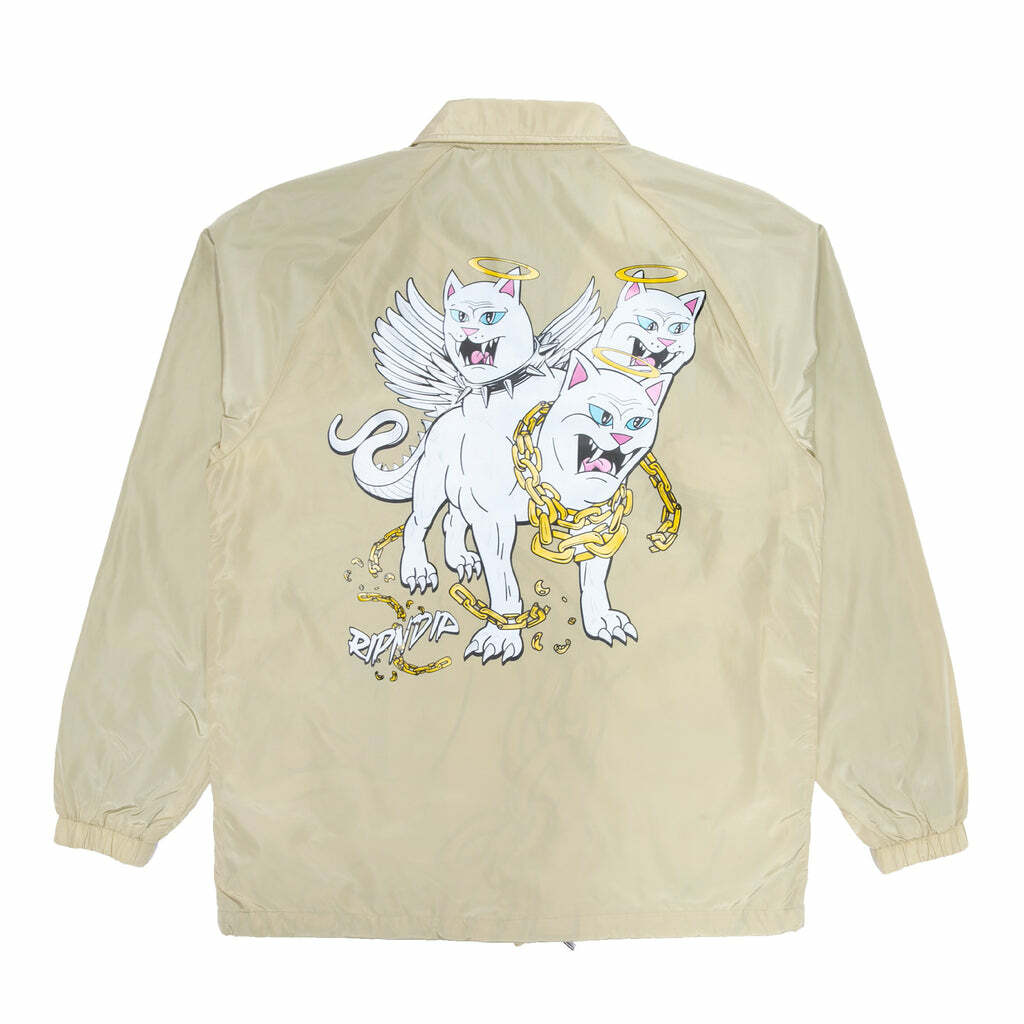 RIPNDIP 3 HEADS COACH JACKET 中指貓 外套