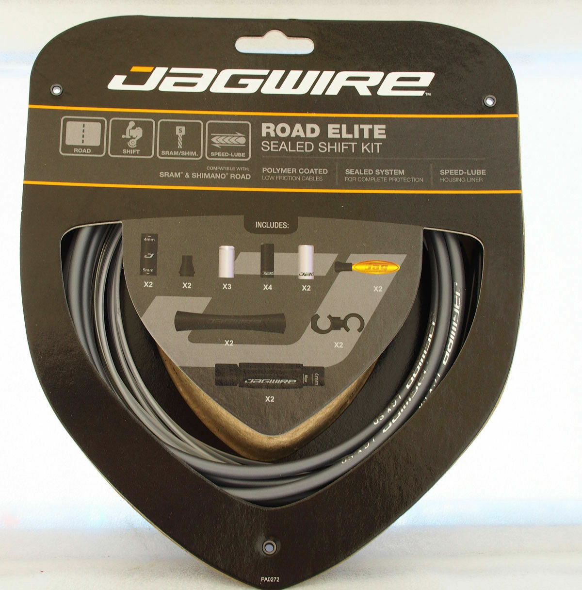 Jagwire Road Elite Polymer Coated Sealed Shift Cable Ki