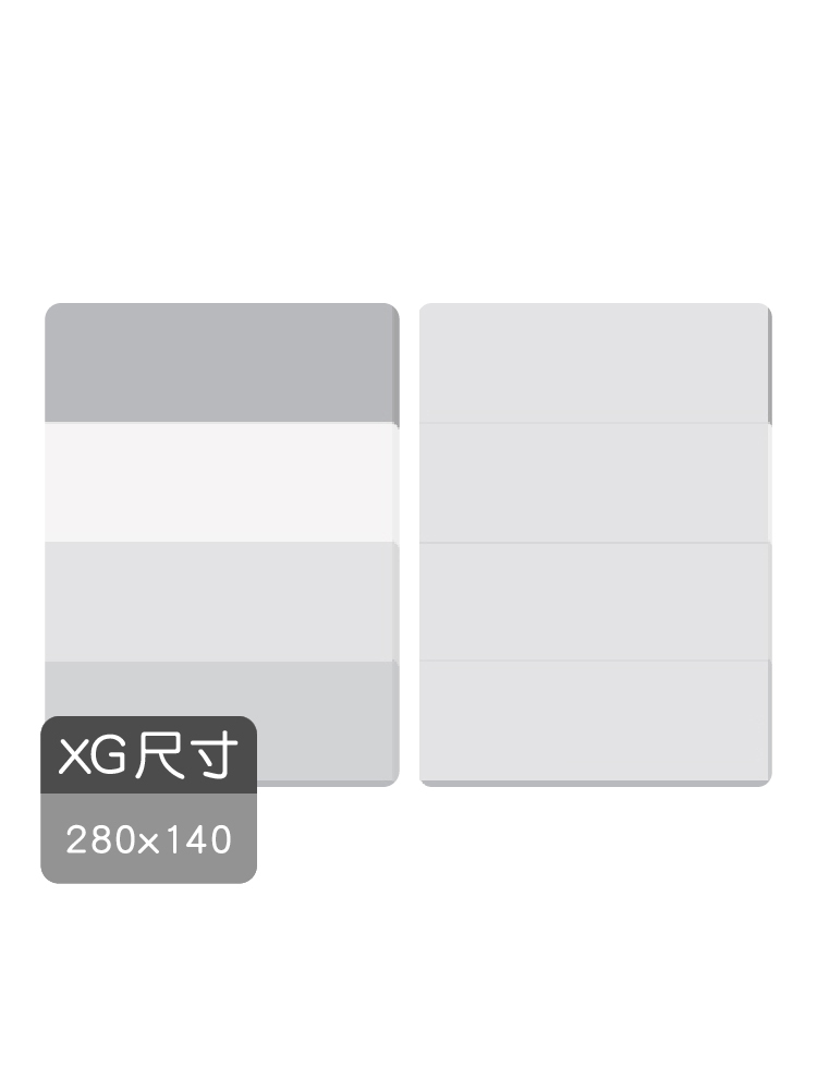 韓國 Alzipmat XG系列 ECO摺疊地墊4cm(奶灰色)｜安琪兒婦嬰百貨