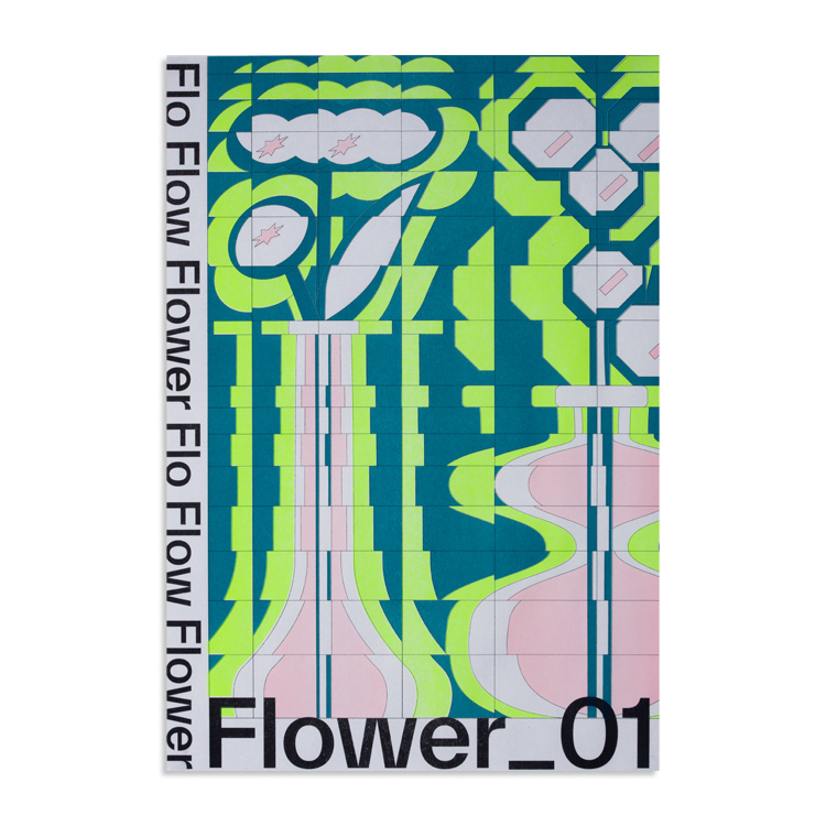 flo flow flower Riso Print Series⁣