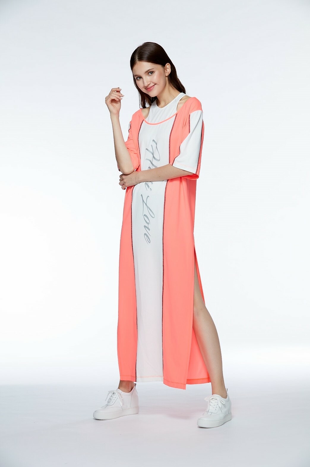 HOII LOVE長版洋裝-紅