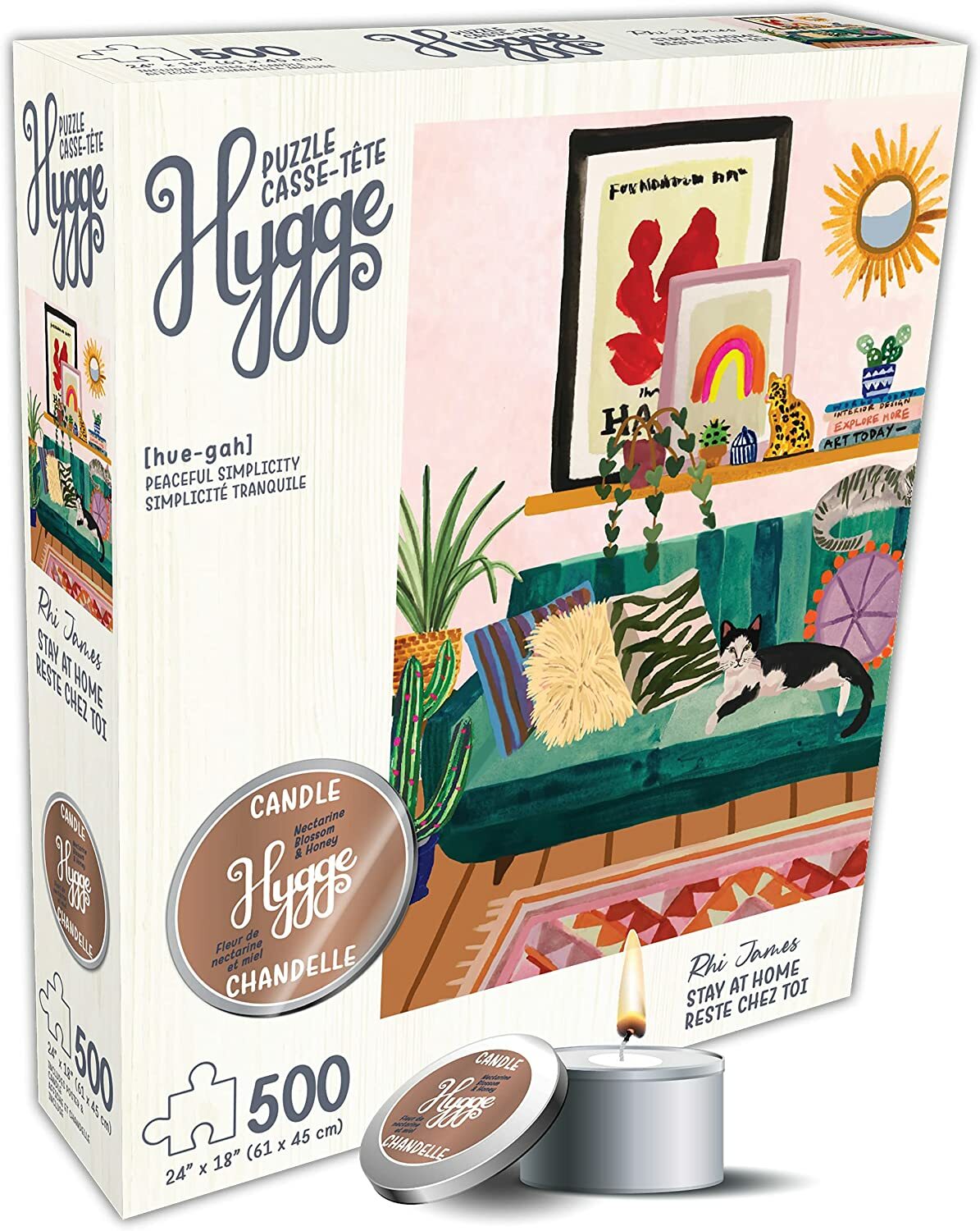 【KI PUZZLES】Hygge Collection Stay at Home By Rhi James