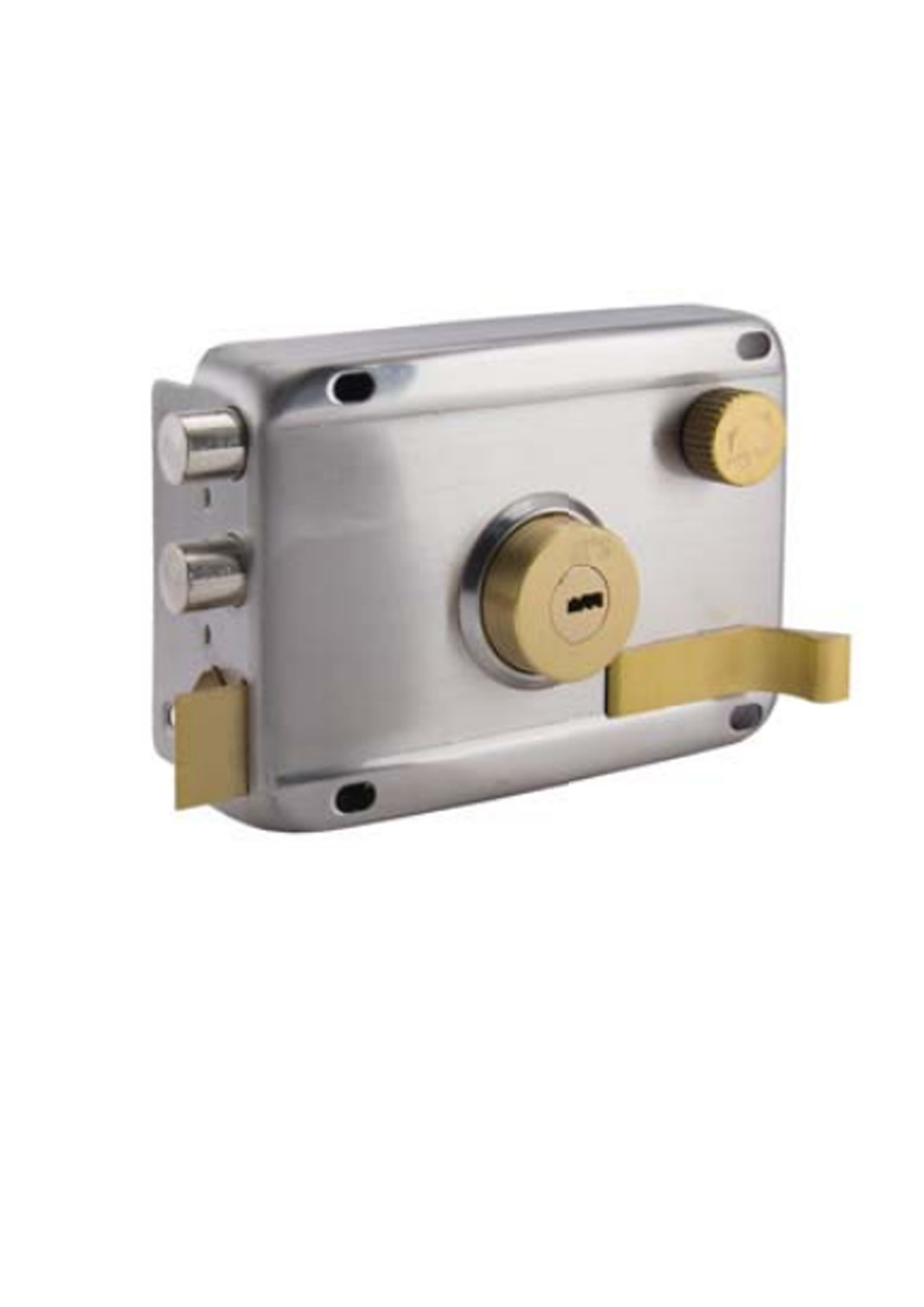 FF-808 Double Cylinder Rim Lock with Dimple Key [5keys