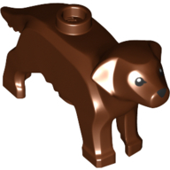 LEGO零件 動物(陸) 69962pb01 紅棕色 6329619