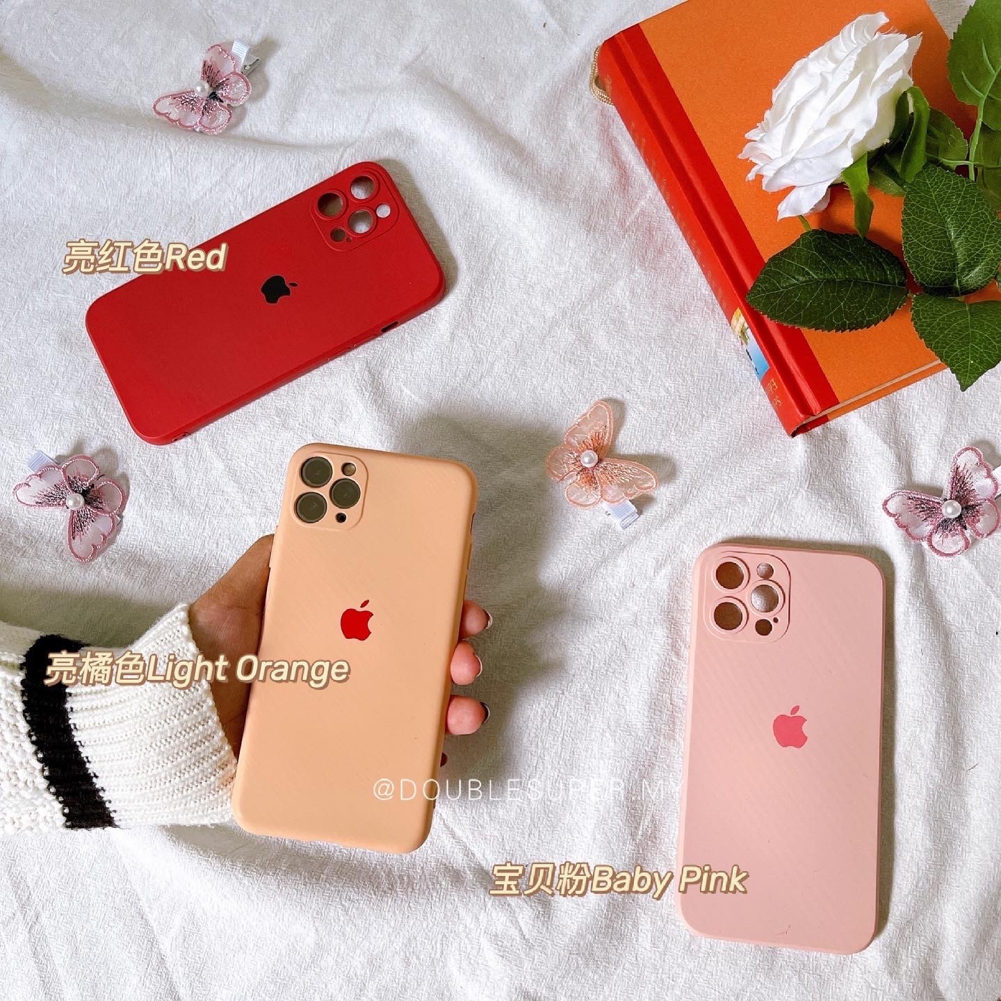 Plain Color Matte iPhone Casing