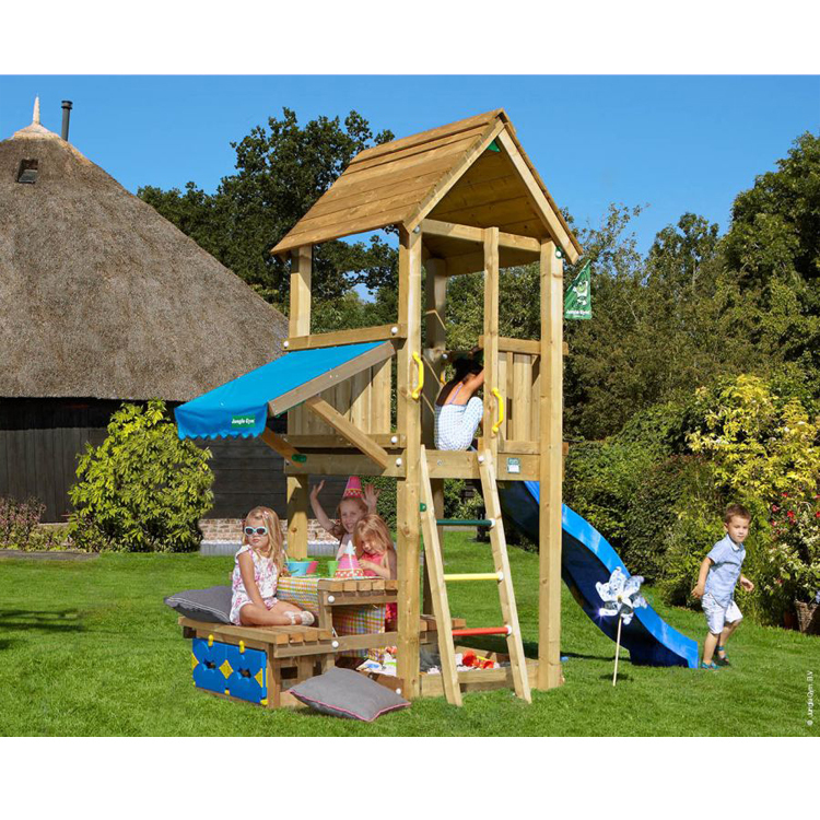 Climb-Childrens Wooden Climbing Frame - Club Mini Pi...