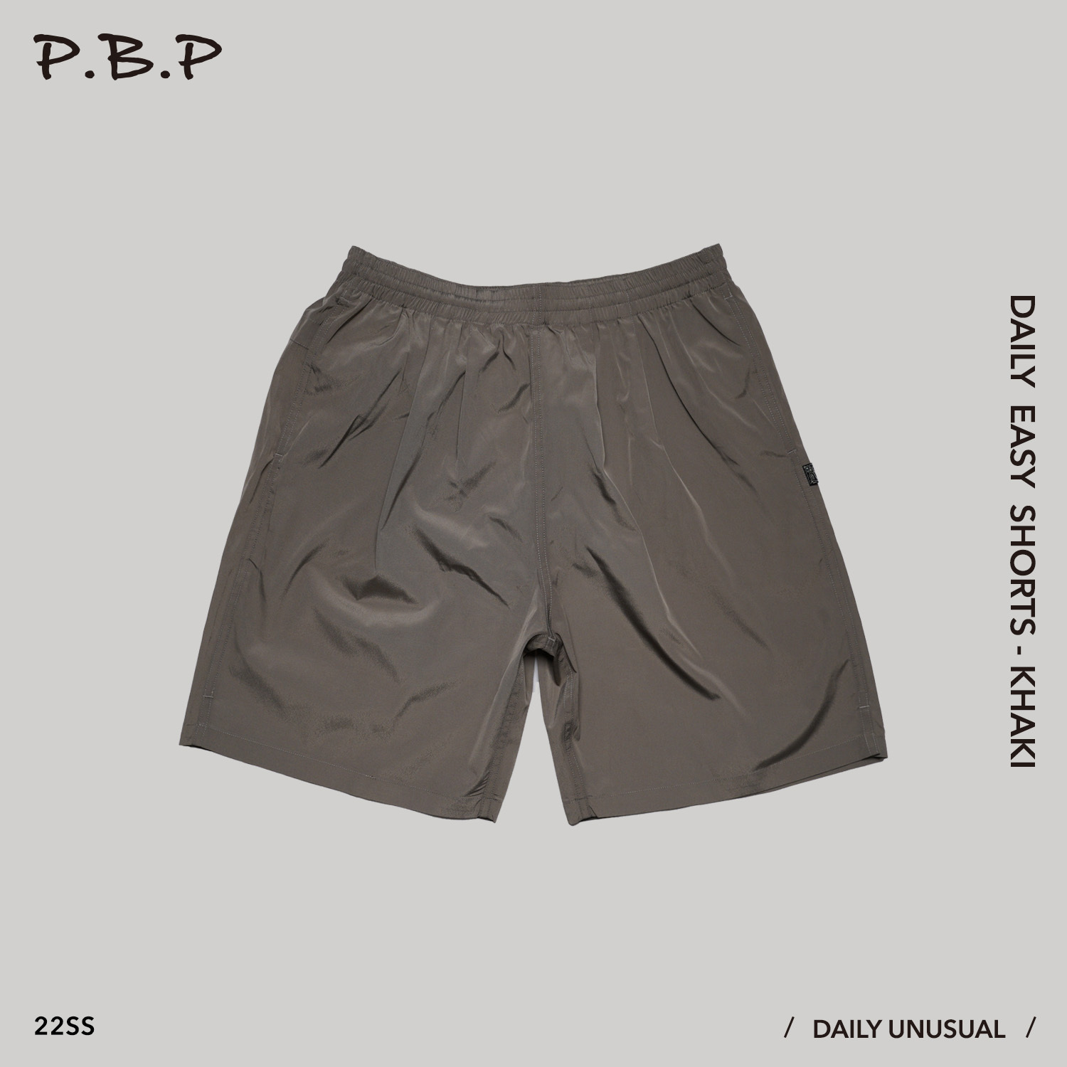 P.B.P - Daily Easy Shorts - Khaki