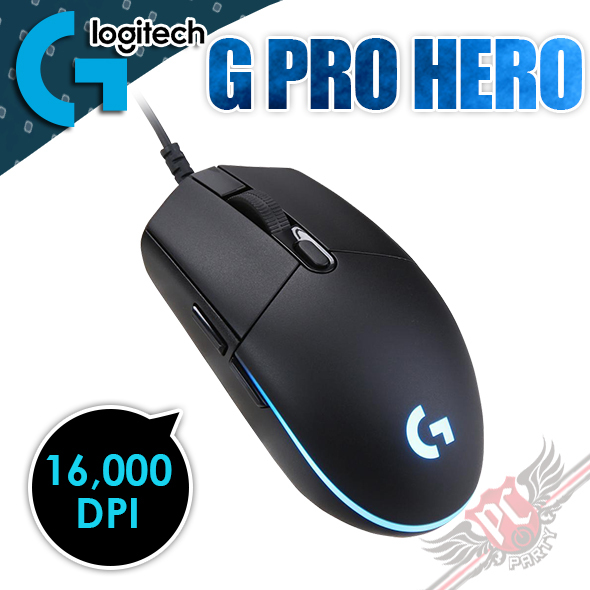 PC PARTY 羅技 Logitech G PRO HERO 電競滑鼠