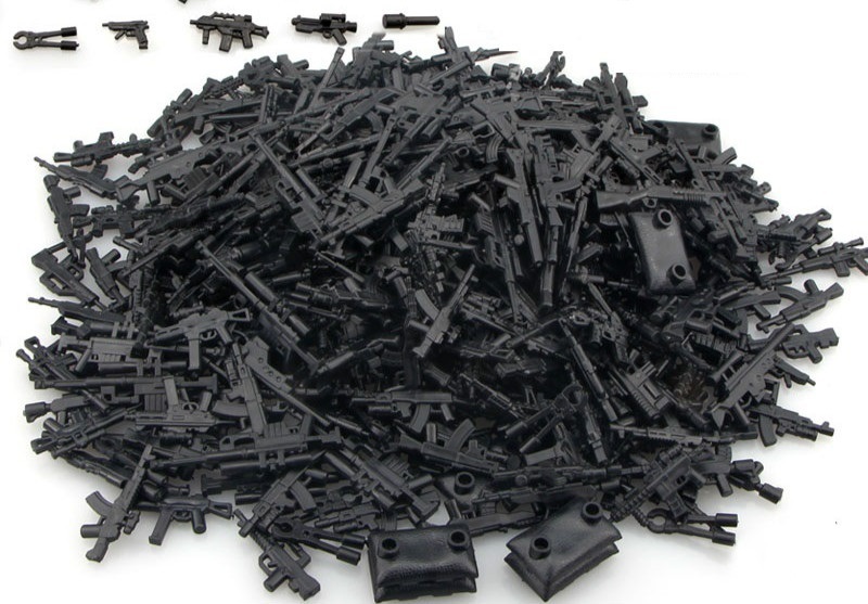 20x Custom weapons and accessories Fit Lego