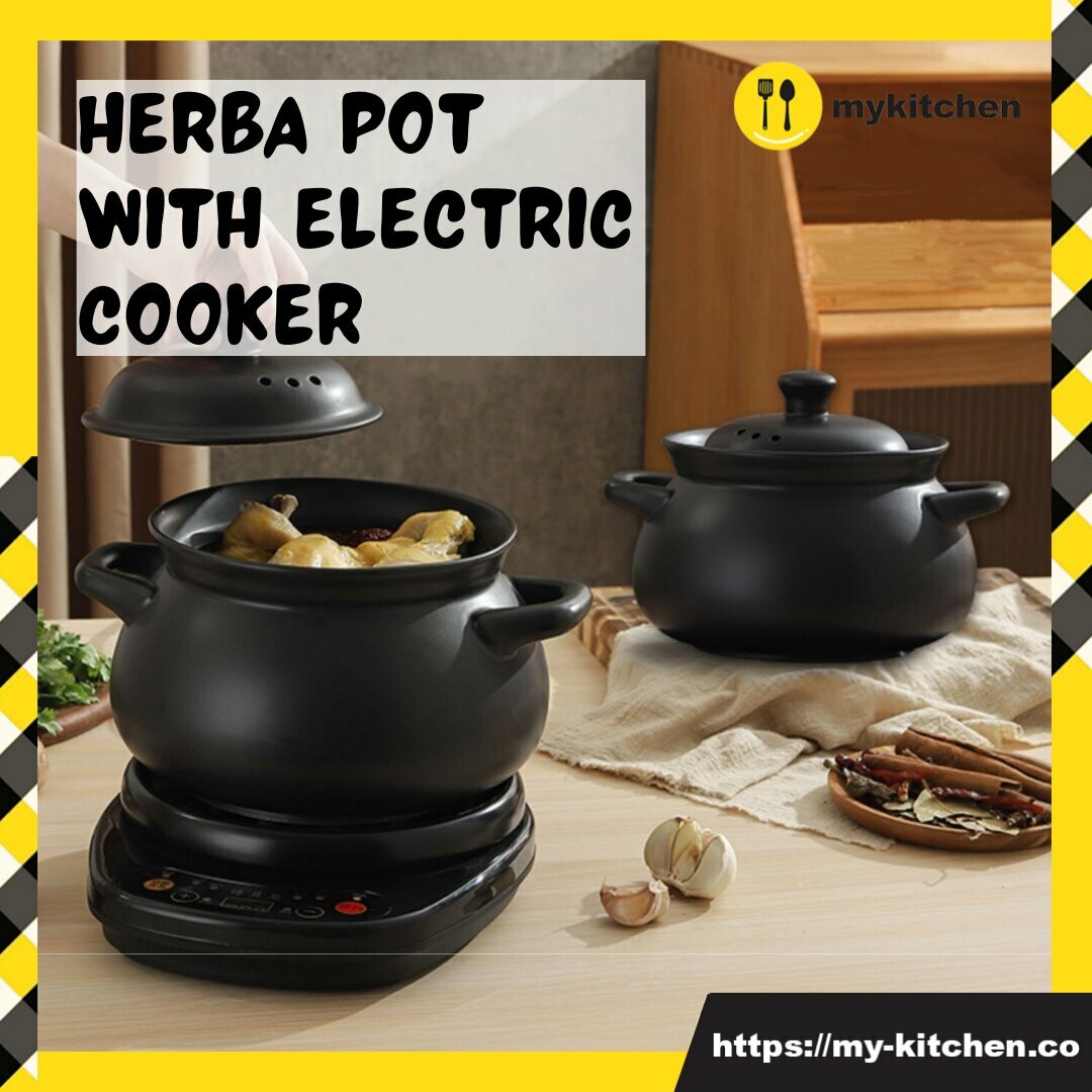 [MY KITCHEN] Herba Pot with Electric Cooker 陶瓷电炖锅