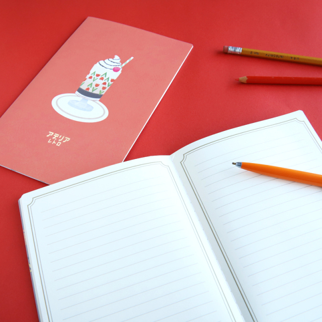 ADERIA RETRO & RYU-RYU 昭和復古文具系列 A5 Slim筆記本 - 鬱金香