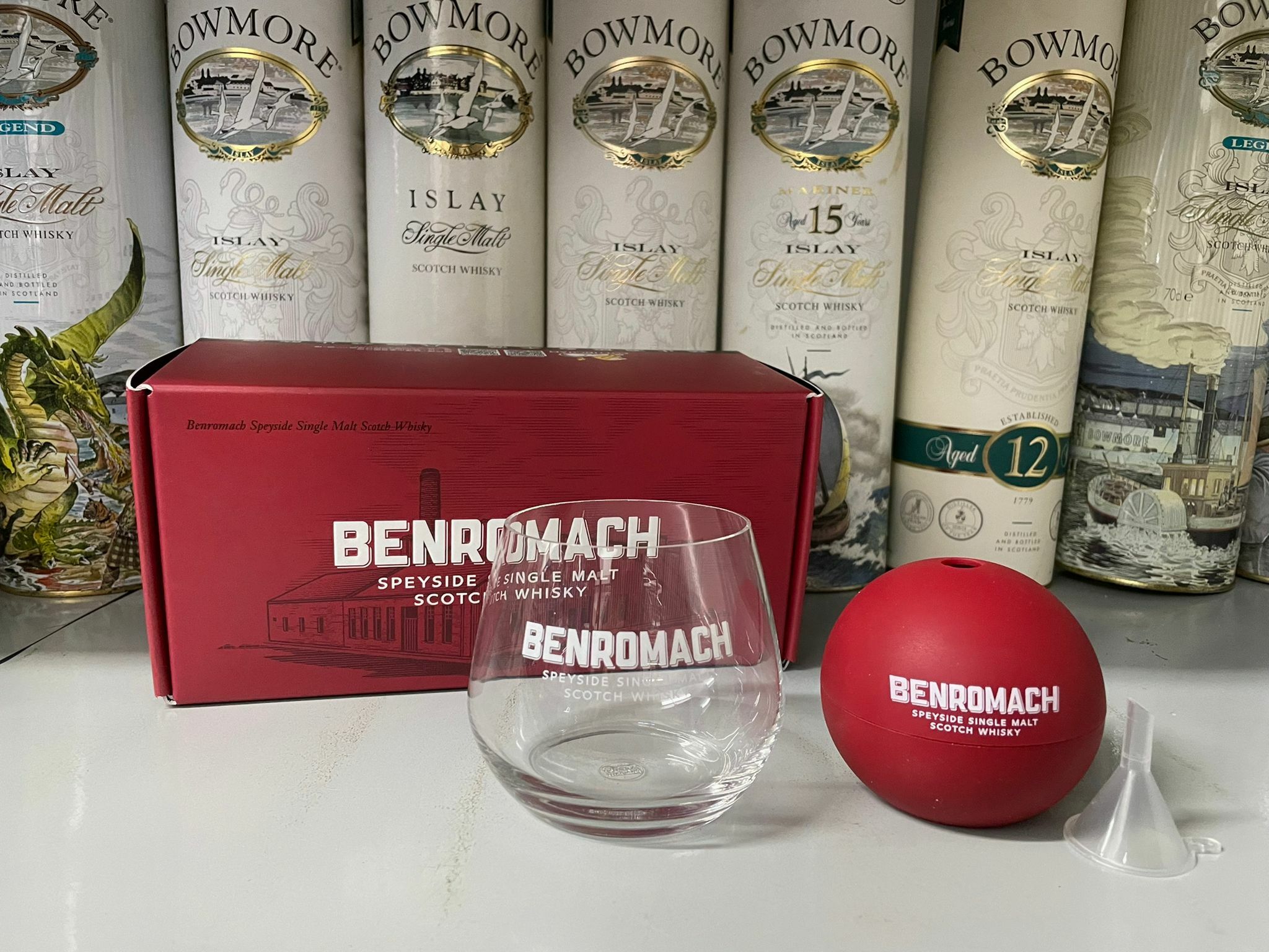 Benromach Rock Glass & Ice Ball Mould