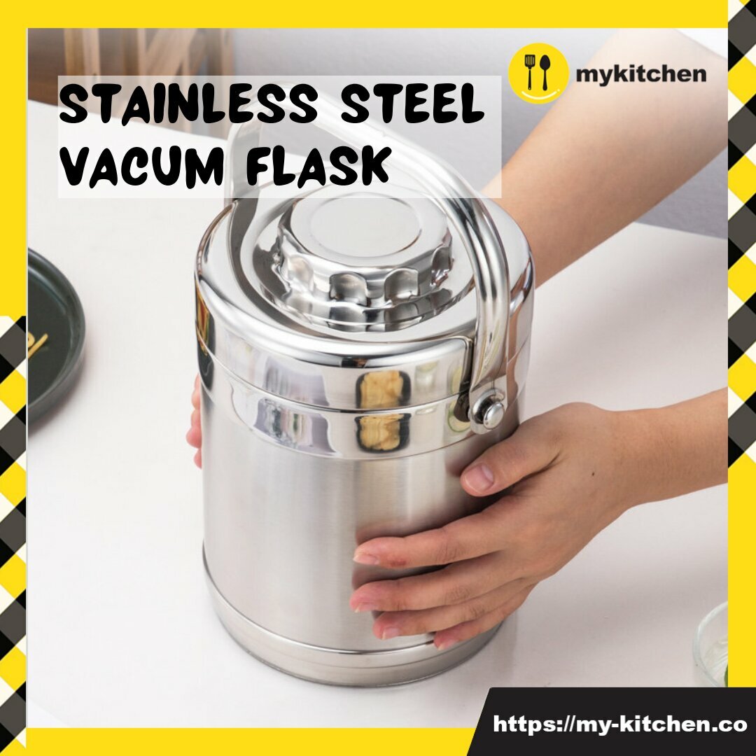 [MY KITCHEN] Stainless Steel Vacum Flask Thermos Heated