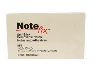 NF5 Note-Fix 報事貼-黃色 (3'x5')