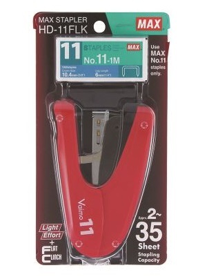 HD-11FLK 平腳省力釘書機連釘書針