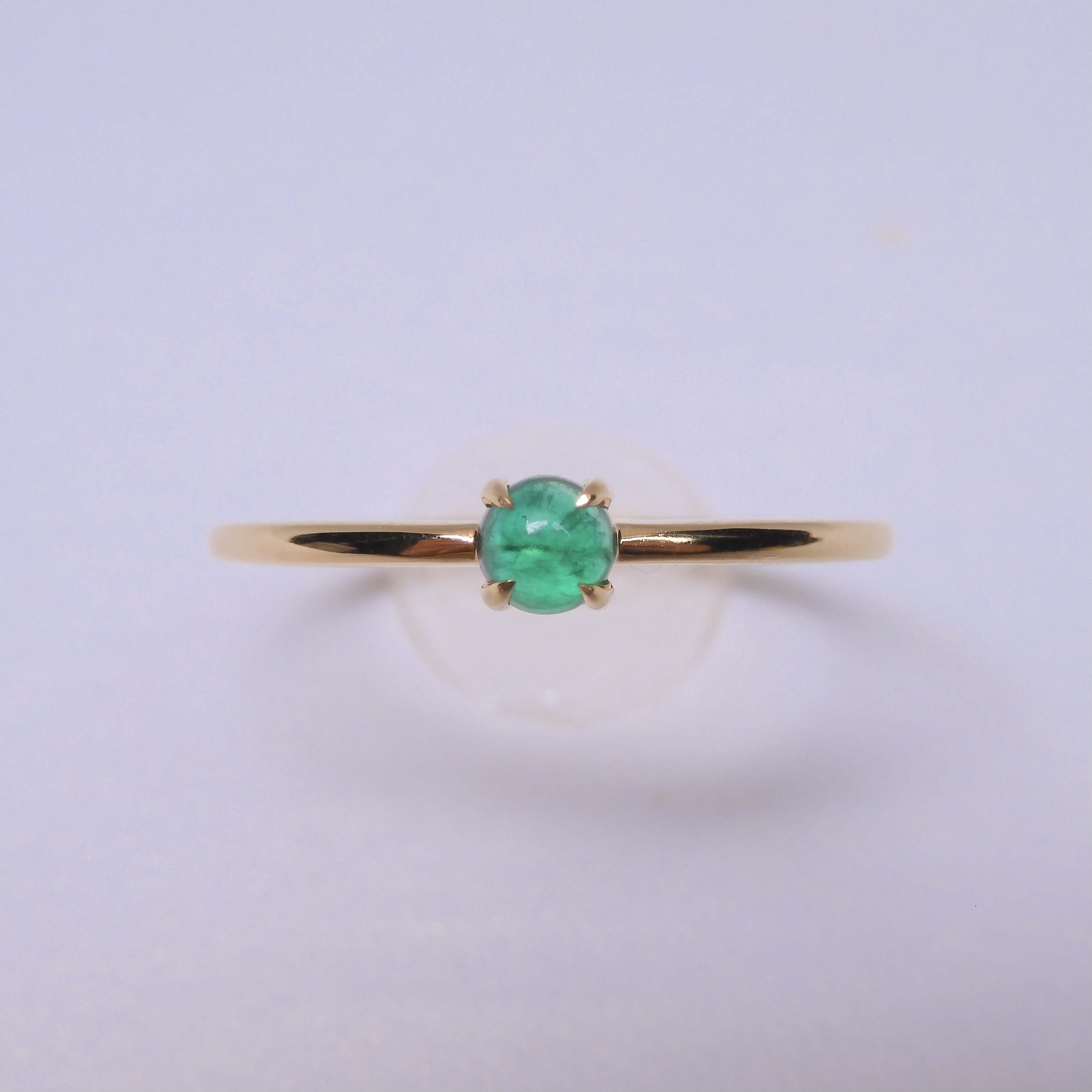 Aloha Jewellery | 18K金 0.18ct 綠寶石戒指