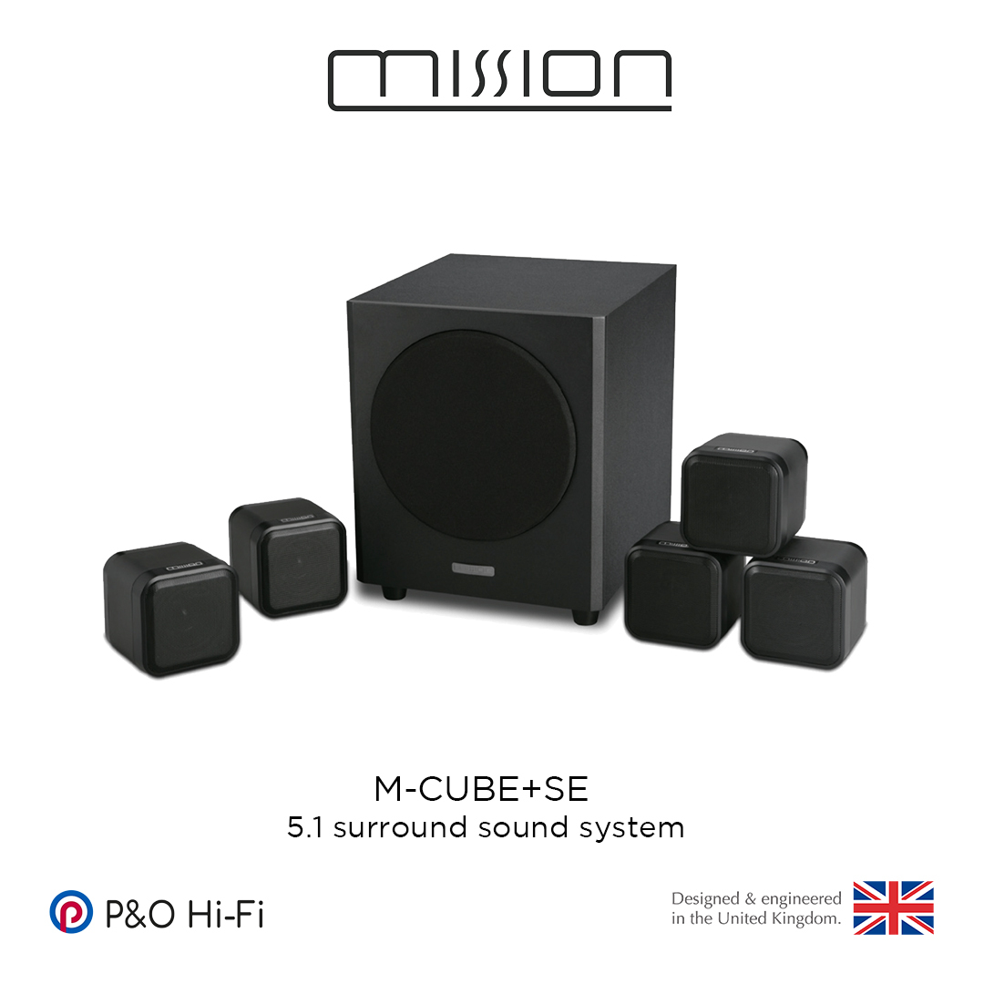 Mission M-CUBE+SE 5.1 聲道喇叭系統 【兩色】