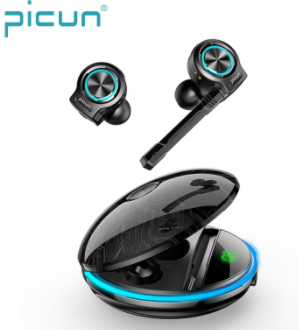 Picun W11 UFO TWS with Detachable Microphone Gaming Hea