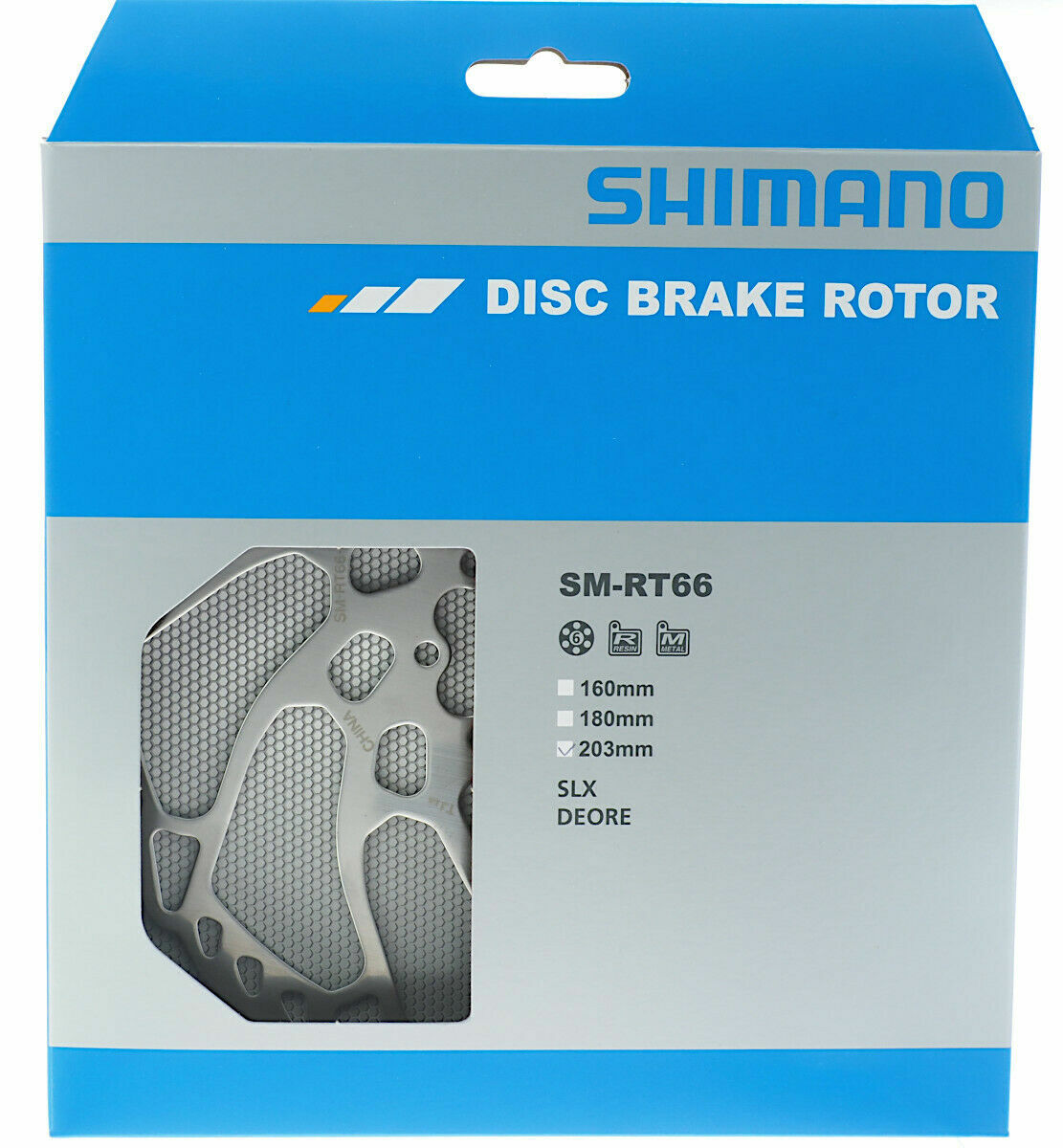 Shimano Deore SLX SM-RT66-L Disc Brake 6-bolt Rotor 203