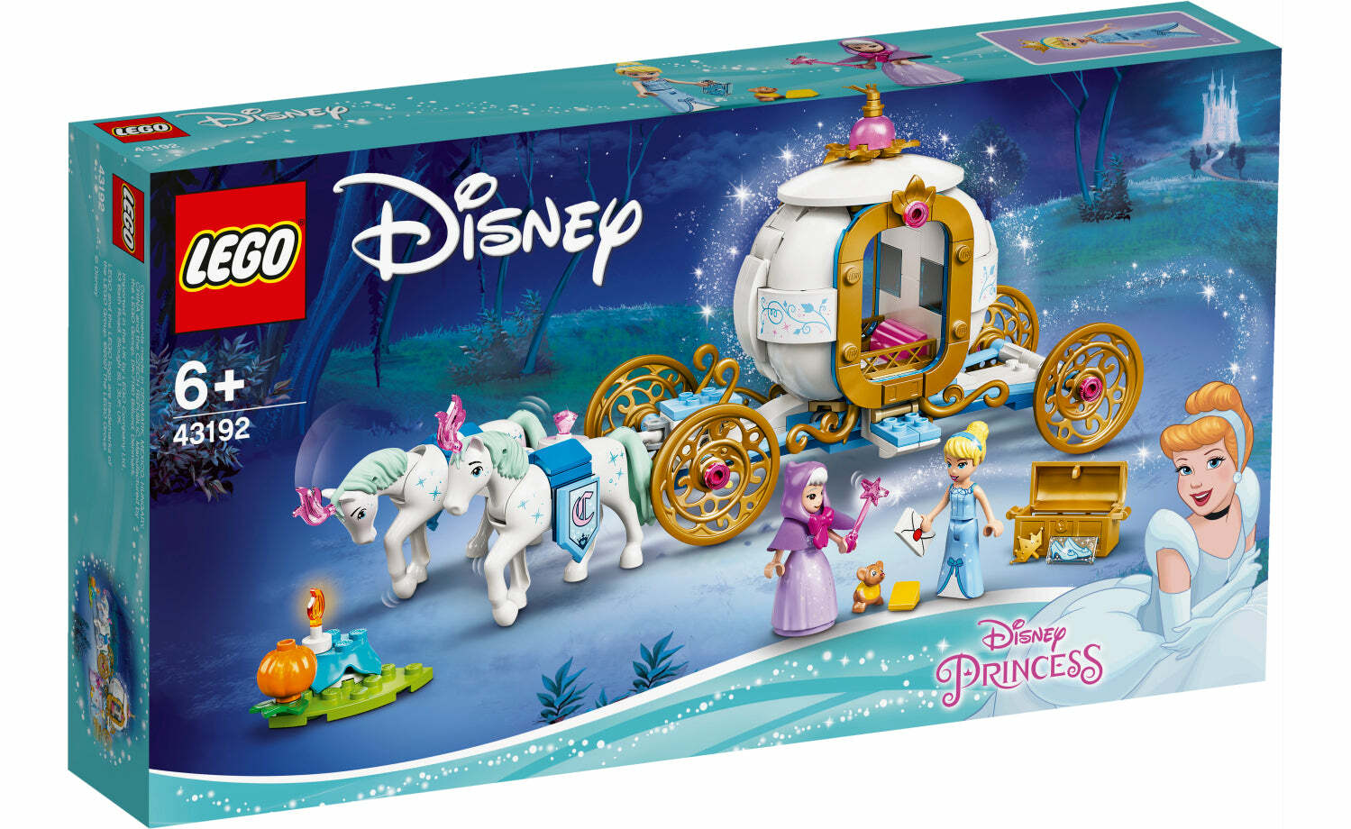 [飛米樂高積木磚賣店] LEGO 43192 Disney- Cinderella’s Royal Carri