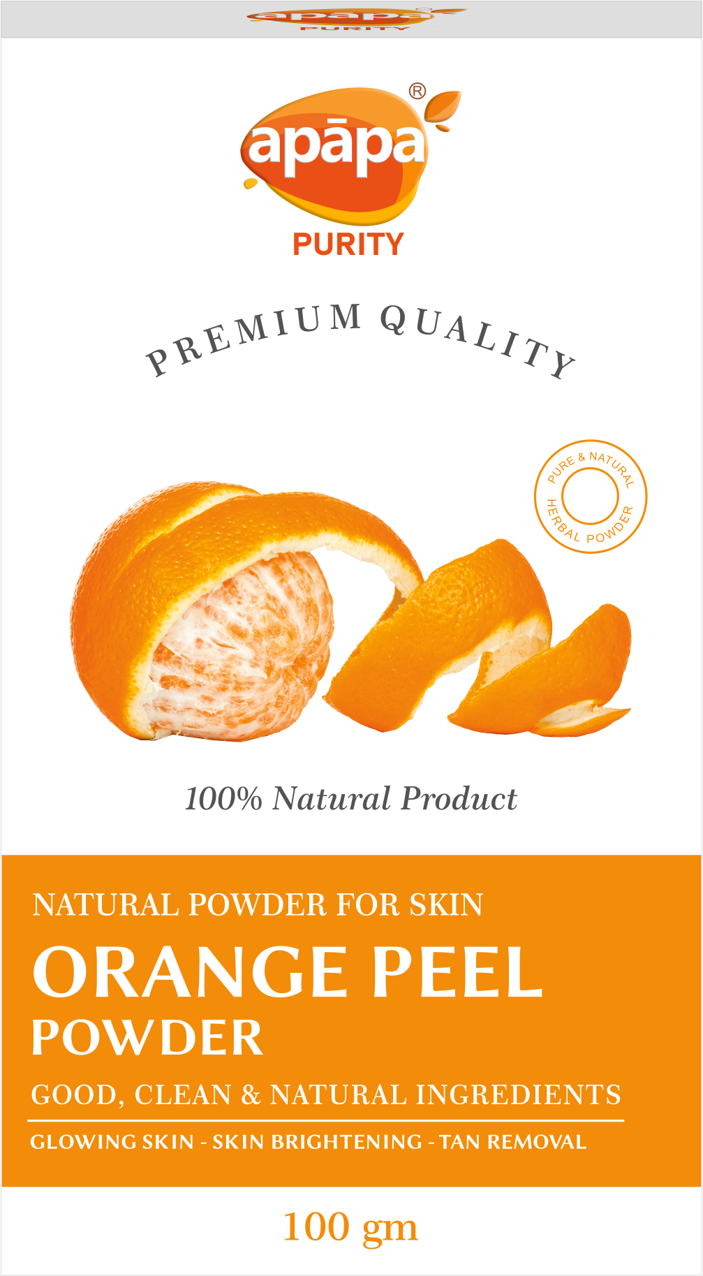 Apapa Orange Peel Powder