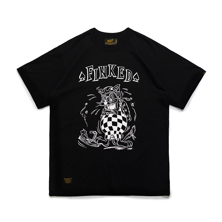 BSSP - FINKED CAT TEE Black