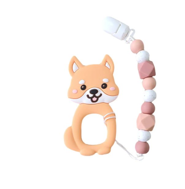 Modern Baby Teether Clip Set - Hotpot