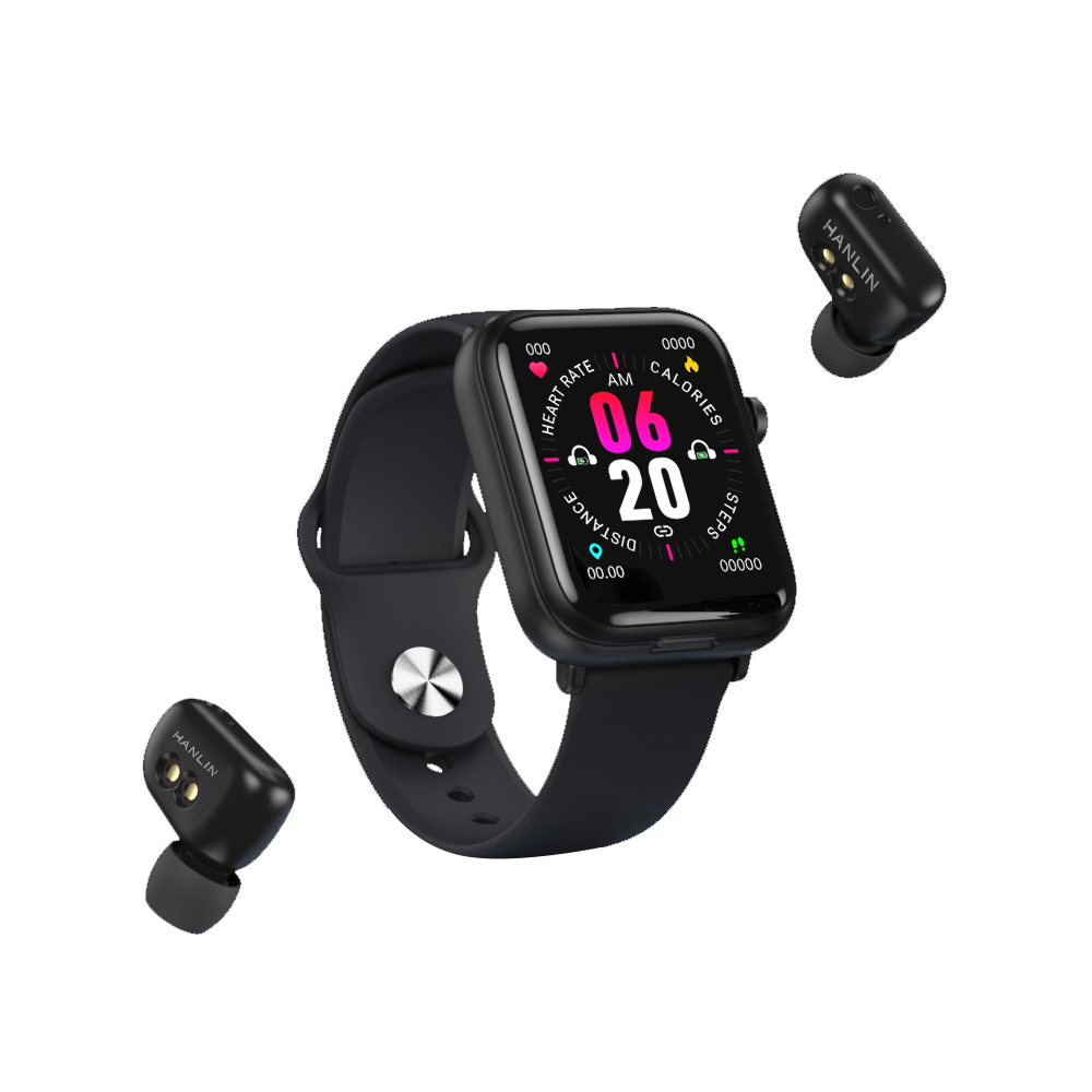 【HANLIN】WBTX8 錶裡合一(手錶+耳機+充電倉)
