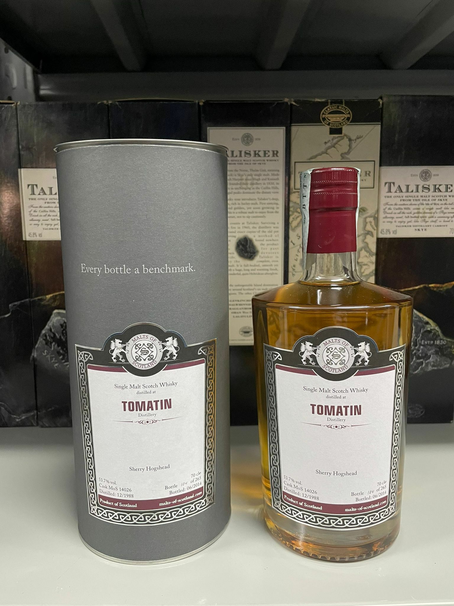 Malts of Scotland Tomatin 1988-2014 25 Years Sherry Hog