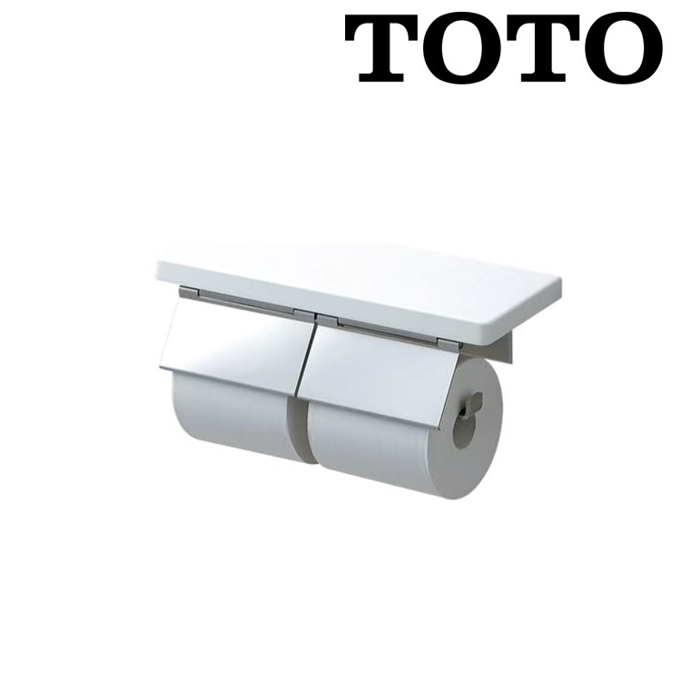 Toto YH402FW#NW1 Double Paper Holder with Shelf