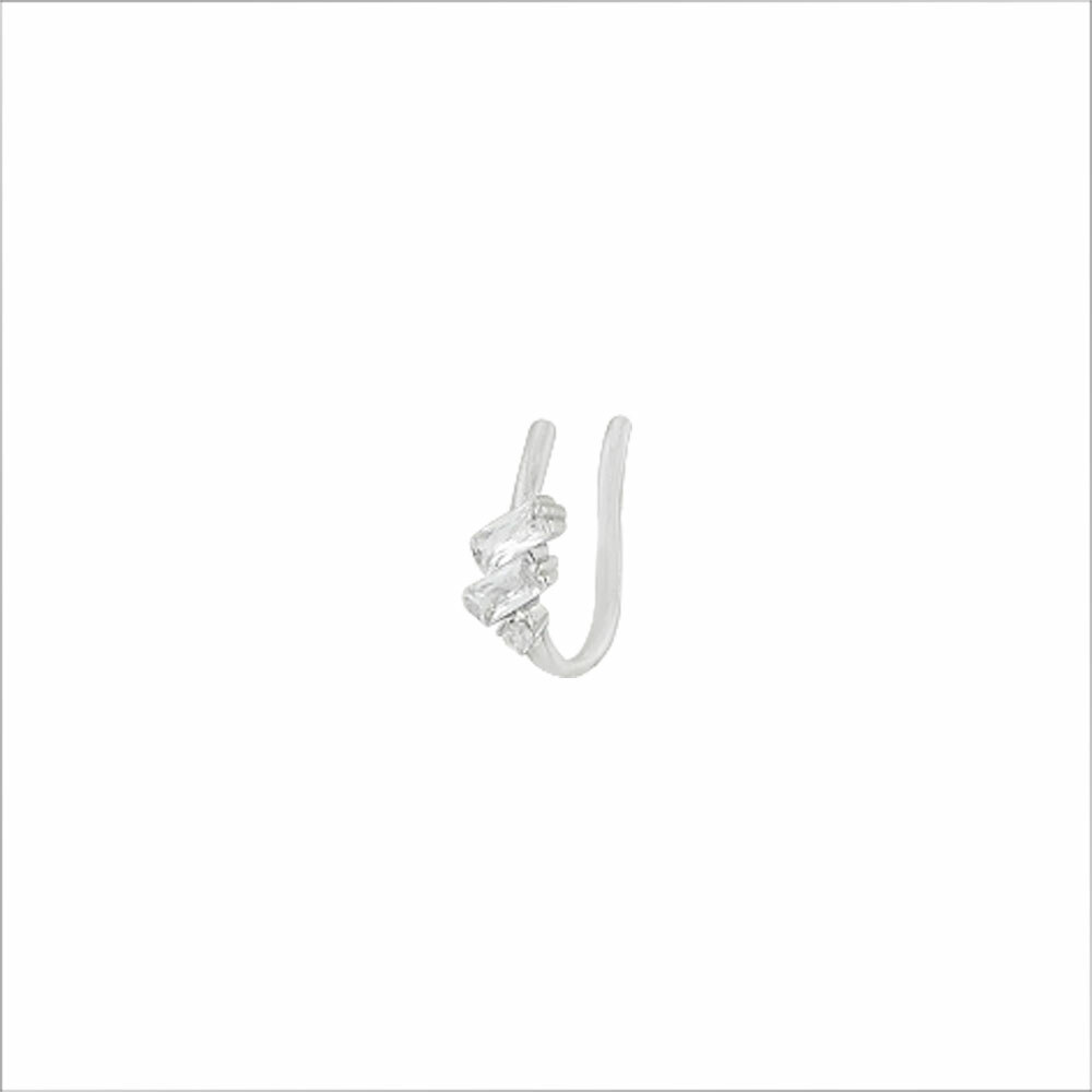 [純銅] 簡單一點鋯石耳骨夾 / [Copper] Simpler Zircon Ear Cuff